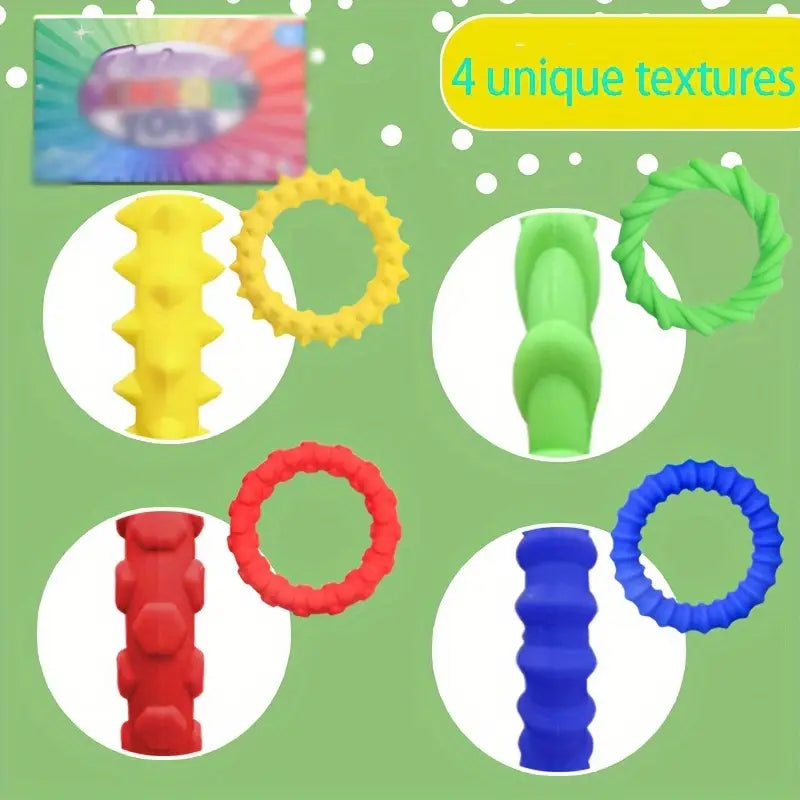 Tactile Silicone Chewable Fidget Bracelets – Shelley's Sensory Shop