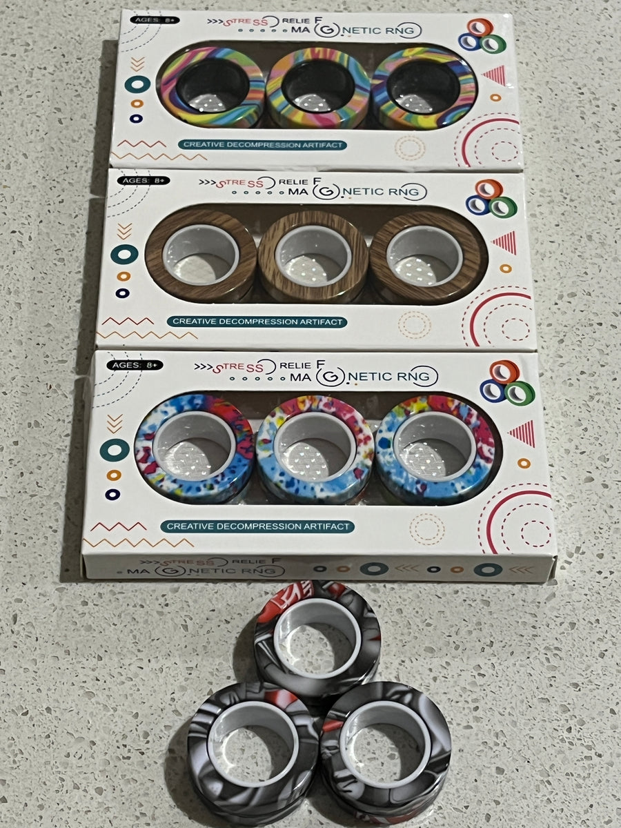 Magnetic Fidget Rings – Shelley's Sensory Shop